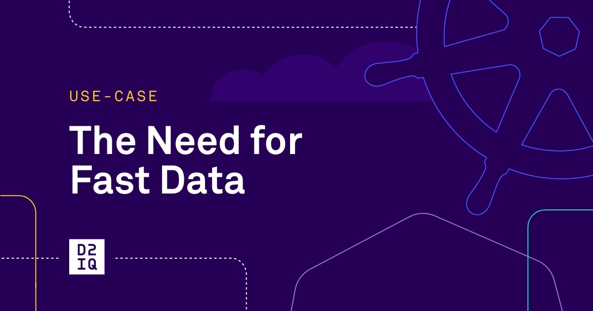 The Need for Fast Data The Need for Fast Data